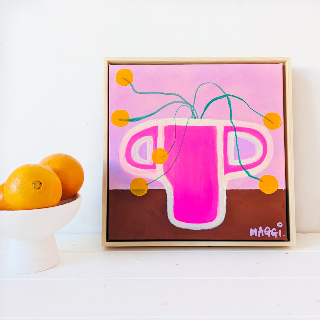 Wonky Pink Vessel – Maggi McDonald