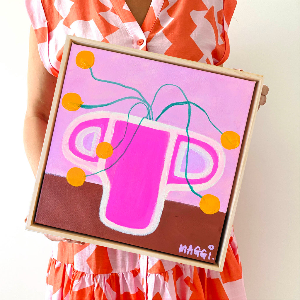 Wonky Pink Vessel – Maggi McDonald