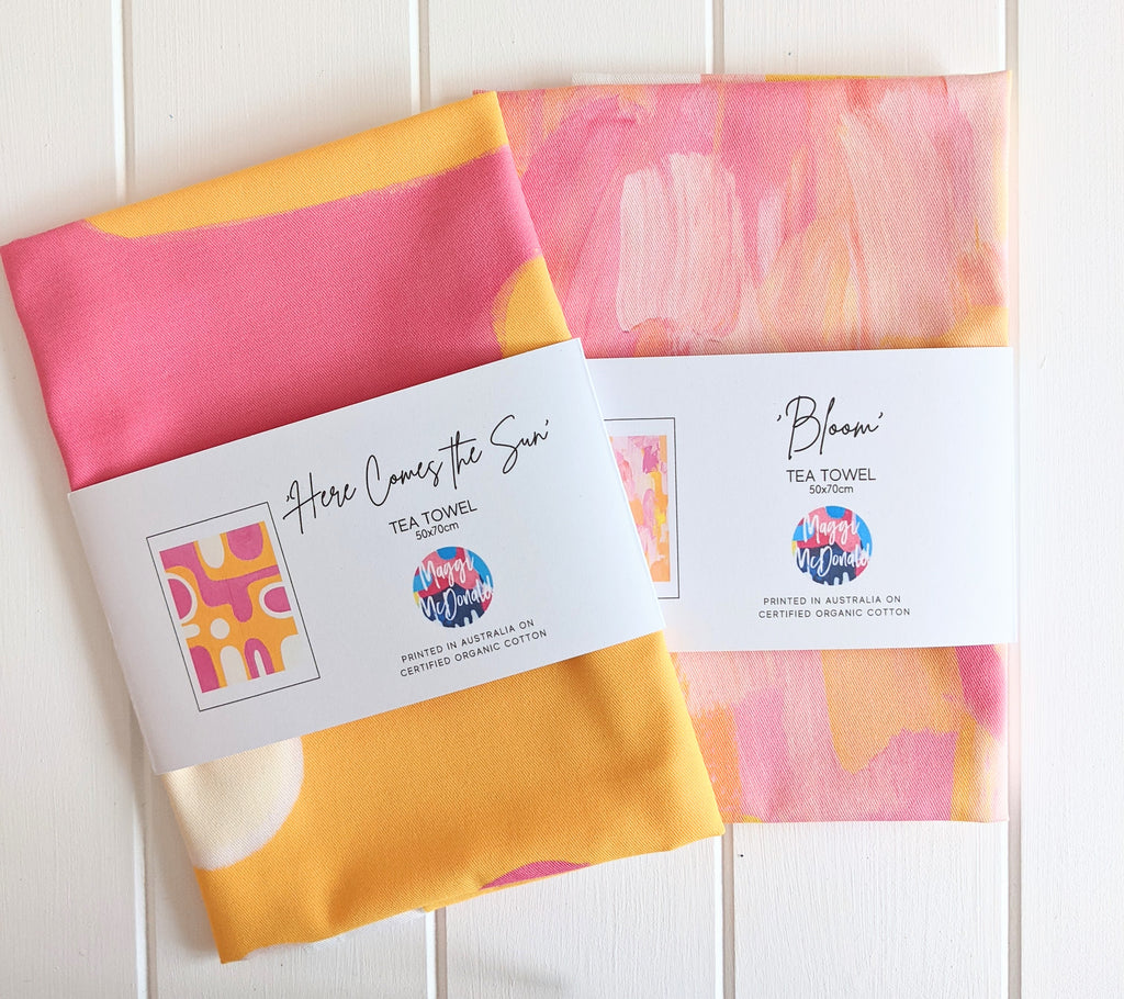 PRE ORDER | ART TEA TOWEL SET – Maggi McDonald
